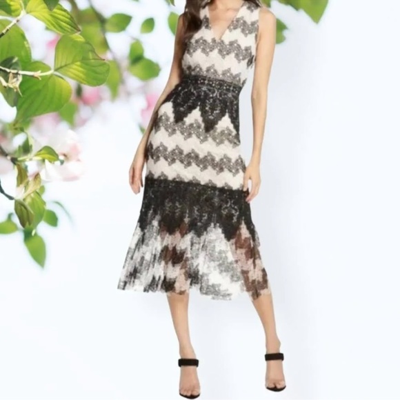 foxiedox | Dresses | Foxiedox Black White Lace Dressnwt | Poshmark